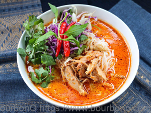 The Famous Thai Noodle Soup: Khao Poon or Kapoon - Bourbono