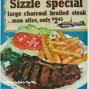 Top Places to Eat in The 90s and Their Favorite Menu Items - Bourbono